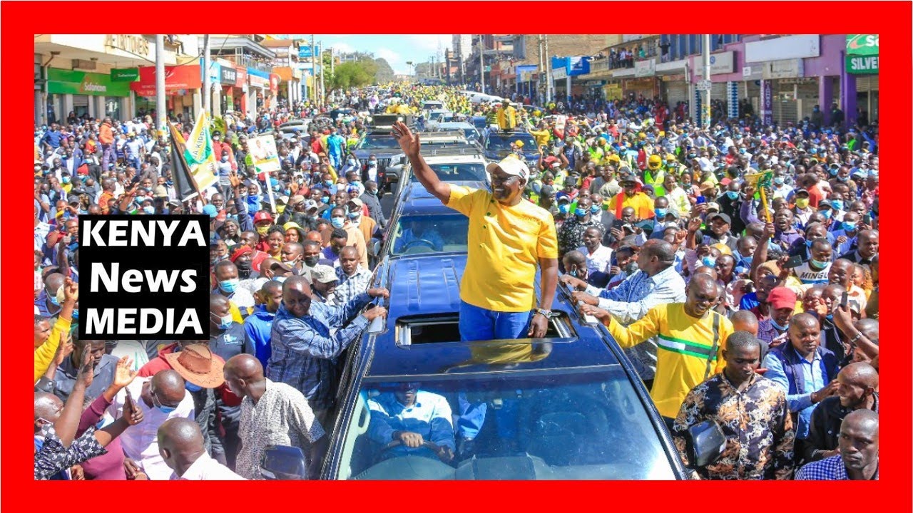 President Ruto address mega rally in Kiambu on how to revive economy ...