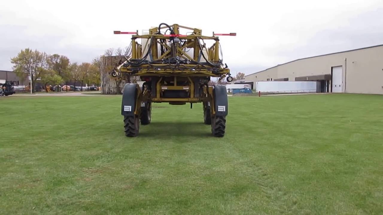005 AGCO Rogator 1274 Sprayer, 120' Wide, 1492 Hrs - YouTube