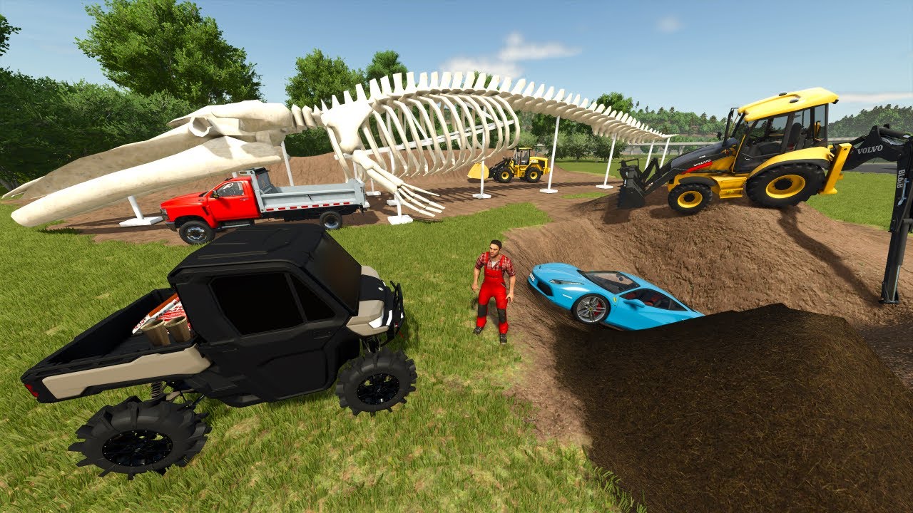 Finding Buried Racecars and Hidden Treasure | Farming Simulator 25 ...