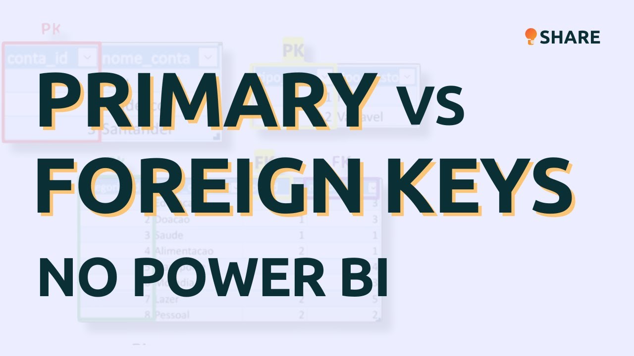 Primary and Foreign Keys | Power BI - YouTube