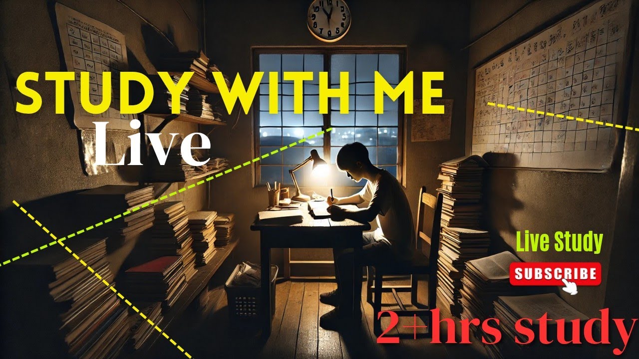🔴 2 Hours Focused Study | Silent Study with Timer ⏳ | JEE/NEET Aspirants | Live Study Session ...