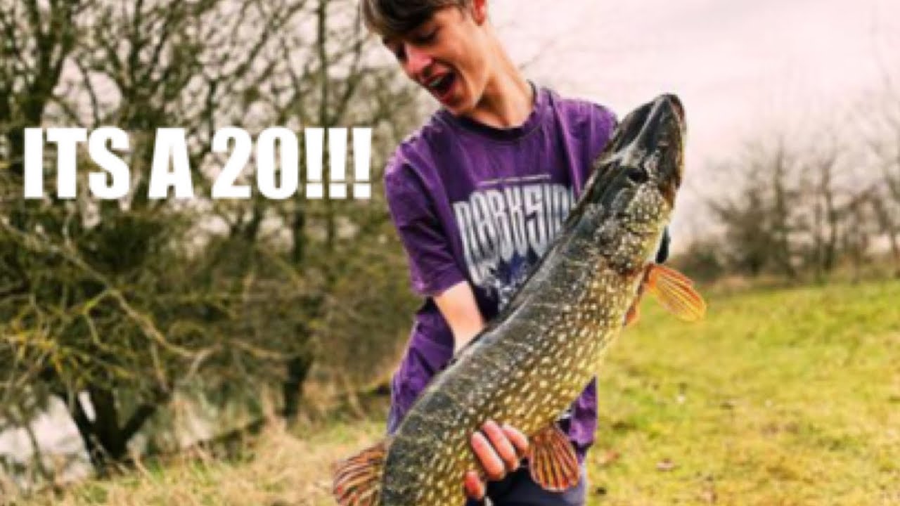 20LB+ PIKE IN NORTHAMPTON #winterfishing #fishing #pike # ...