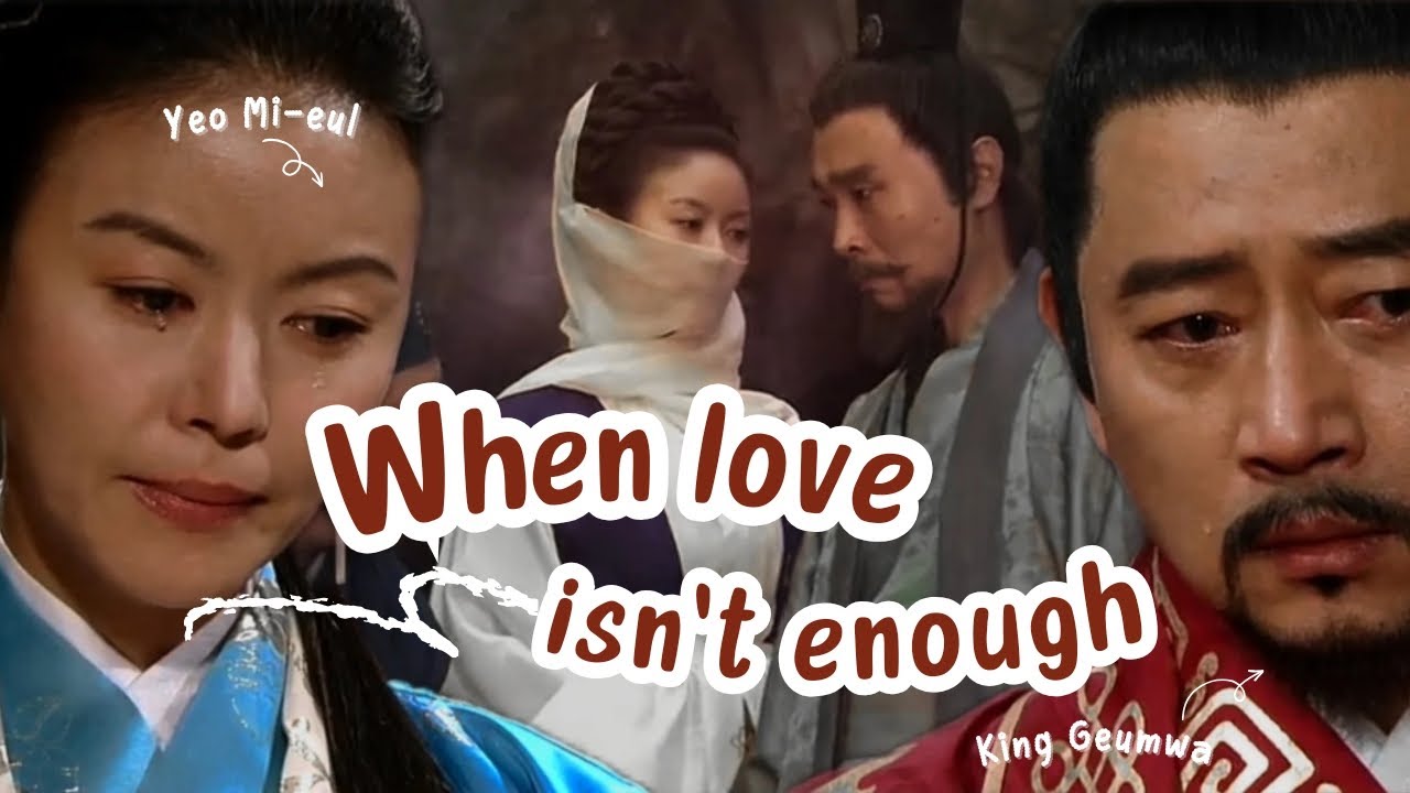 Love affair between King Geumwa and High Priestess Yeo Mi-eul | Jumong ...