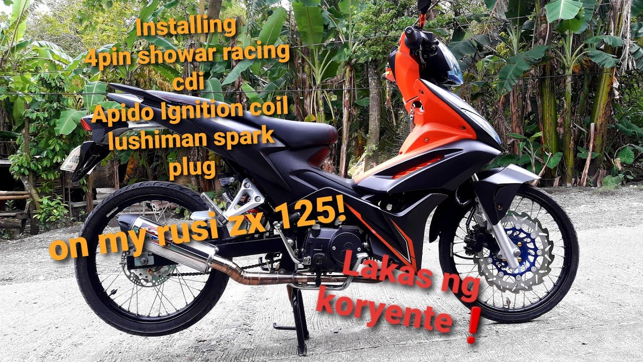 Installing Racing cdi, Apido ignition coil,lushiman spark plug - YouTube
