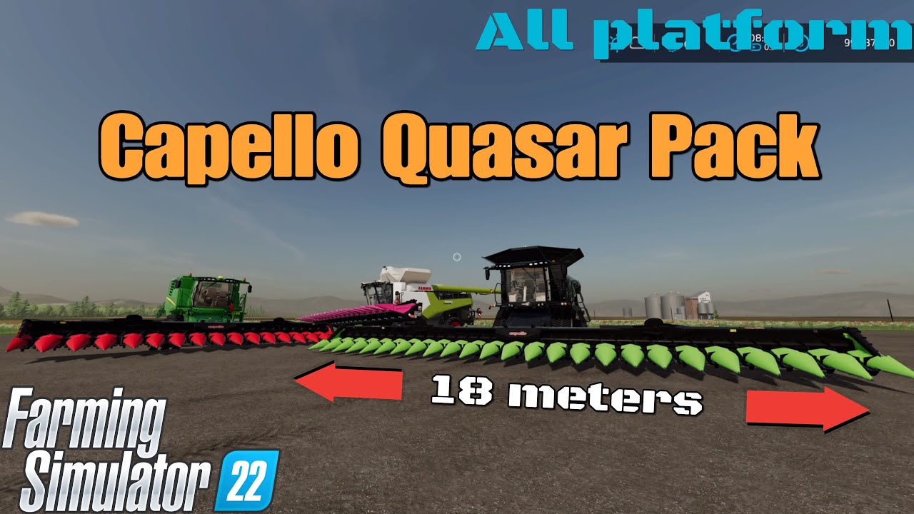 Capello Quasar Pack / Mod for all platforms on FS22 / Nov16 - YouTube