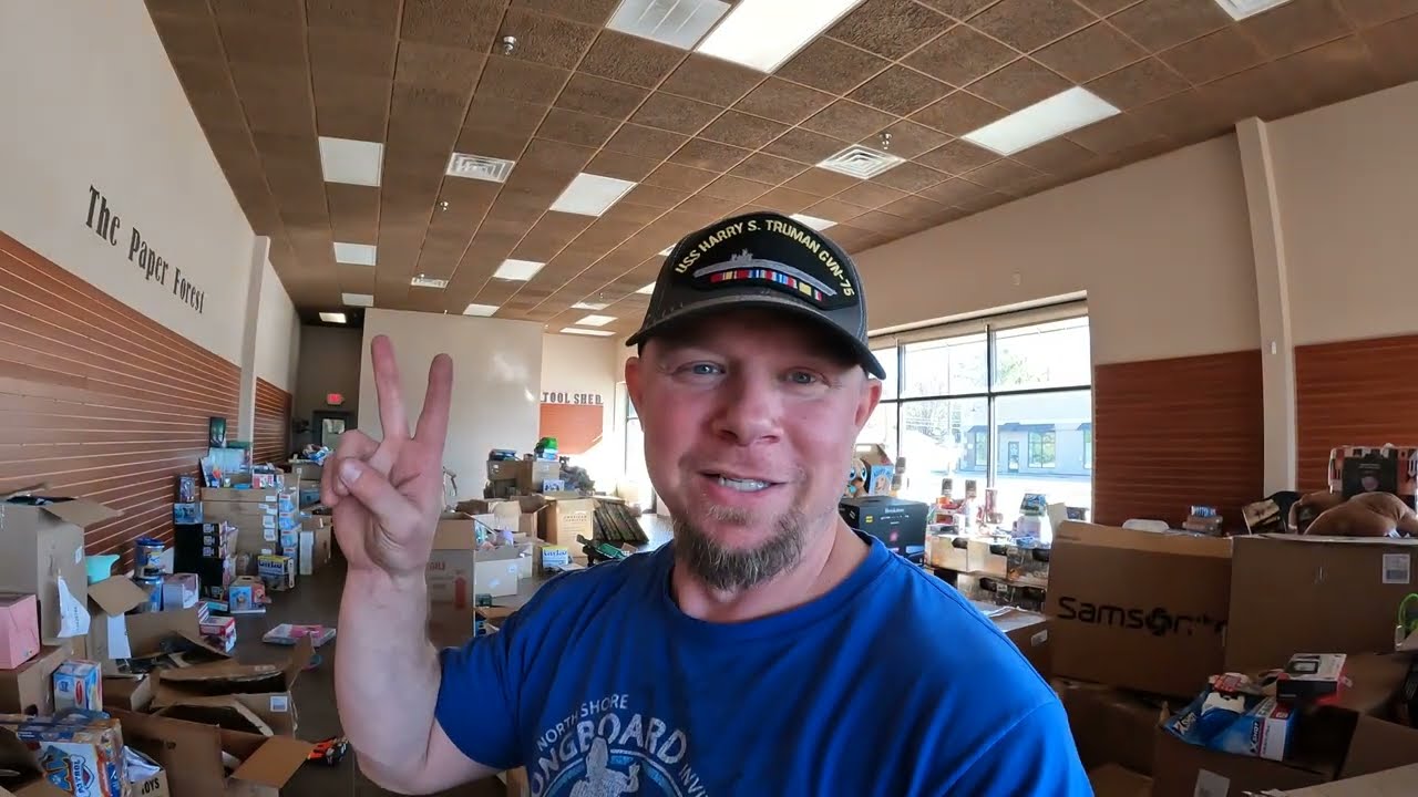 We bought a $100,000 overstock toy truck! New toy store, Day 1. - YouTube