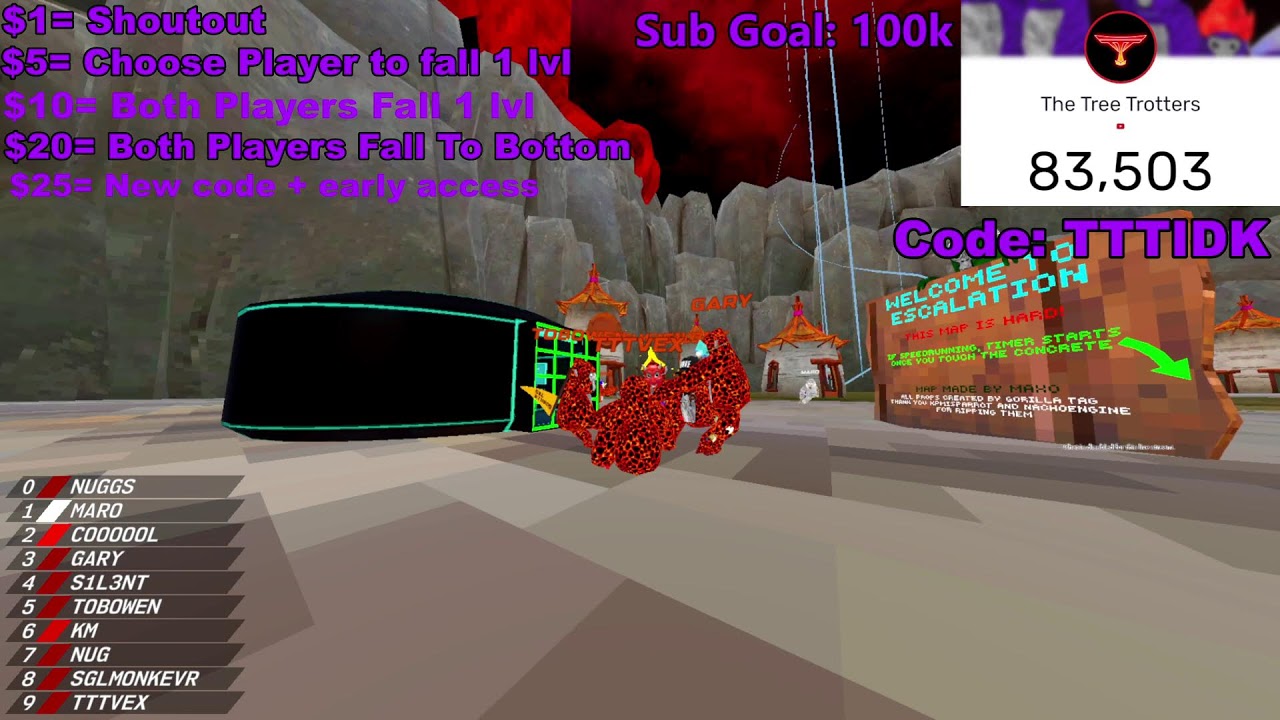 Gorilla Tag ONLY UP w/ TTT! Join now! - YouTube