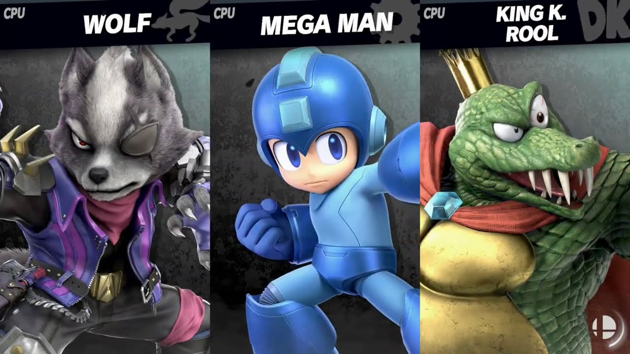 Super Smash Bros. Ultimate - Wolf ft. Mega Man, King K Rool - Endurance ...
