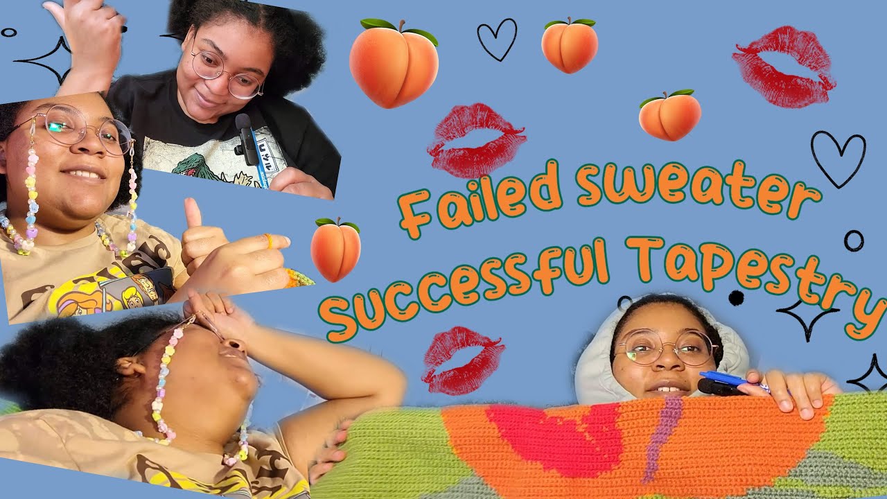 Failed sweater to a successful tapestry beginner with a grid pattern ...