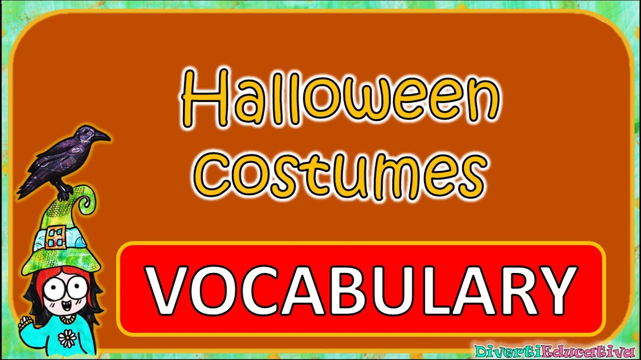 Halloween Costumes (Vocabulary) - DivertiFlashcards - YouTube