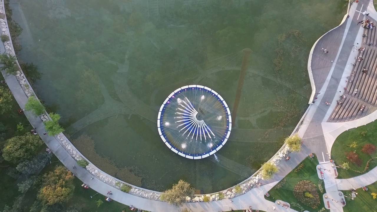 Sunset Park Moghioros - Aerial Phantom 3 - YouTube