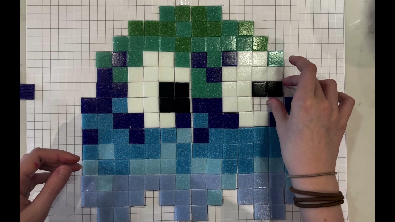 Mosaic ghost and invader planning - YouTube