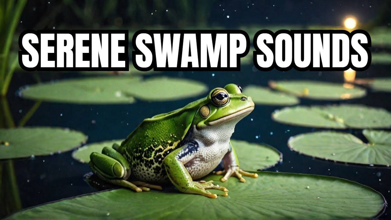🔴 Night Ambient Sounds cricket, night nature sound frog and crikcets ...