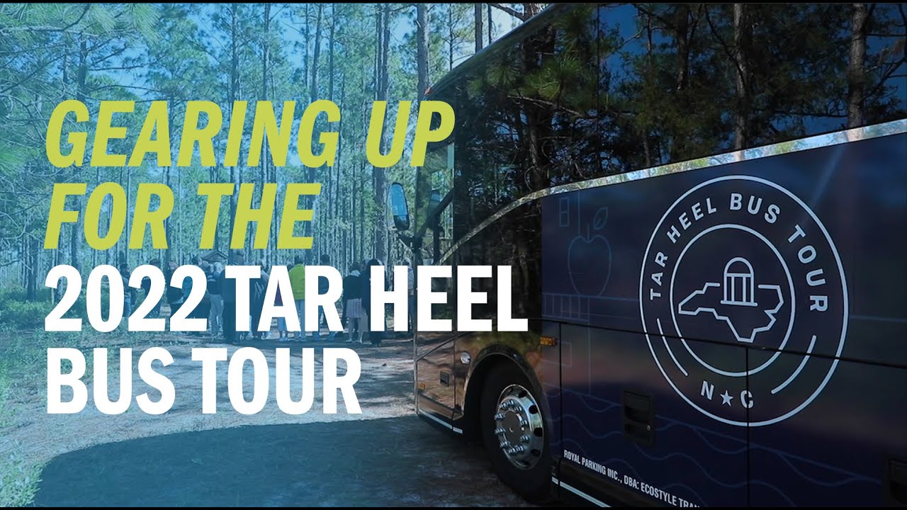 Gearing up for the 2022 Tar Heel Bus Tour - YouTube