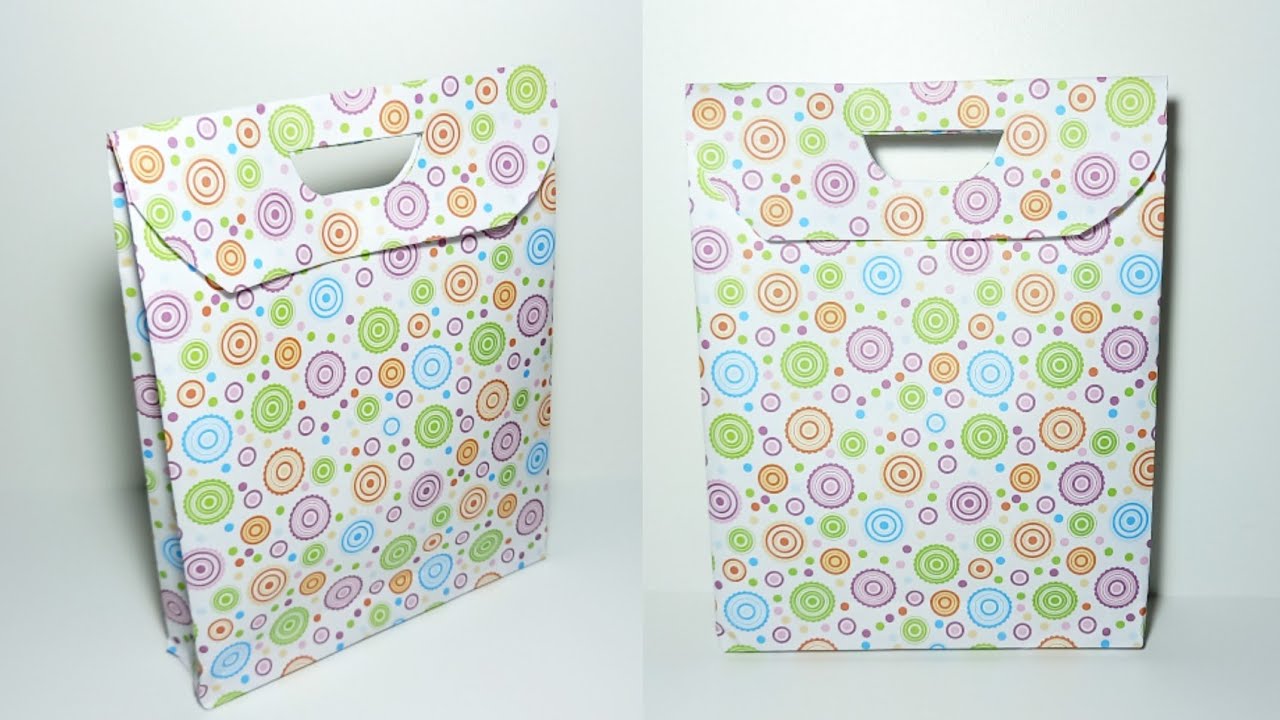 Tutorial Paper Bag | Paper Bag dari Kertas Kado - YouTube