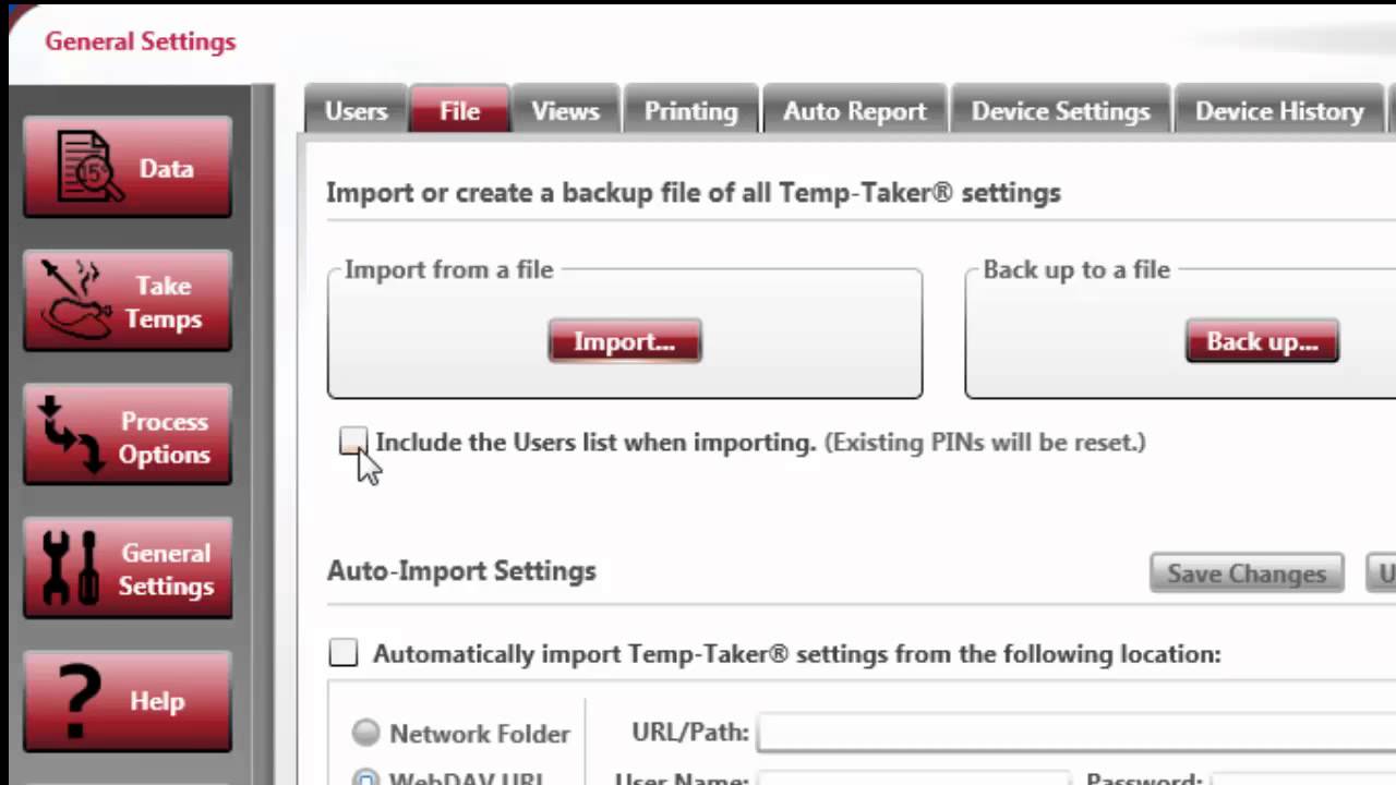 Temp-Taker® 3 - General Settings File - YouTube