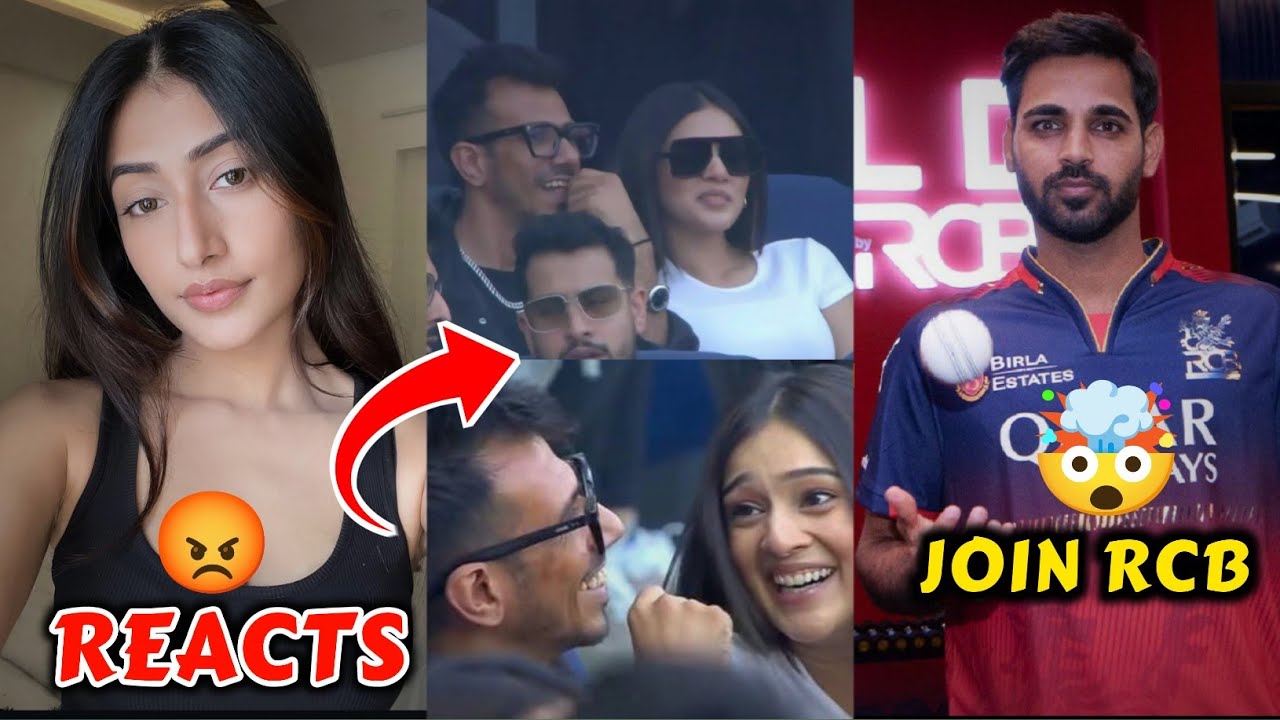 Dhanashree React On Yuzi Chahal | Bhuneshwar Kumar Join RCB | ICC Champions Trophy | IPL News ...