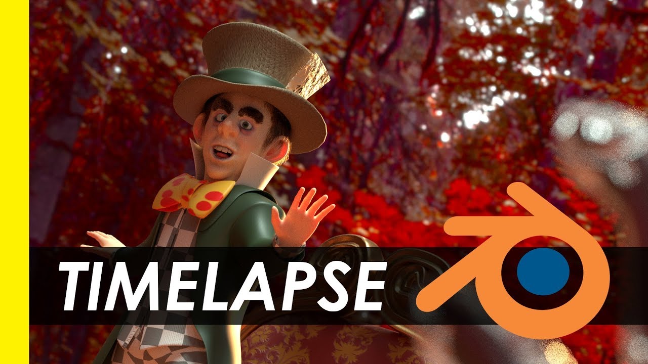 A Mad Tea Party - Behind the Scenes (Blender Timelapse) - YouTube