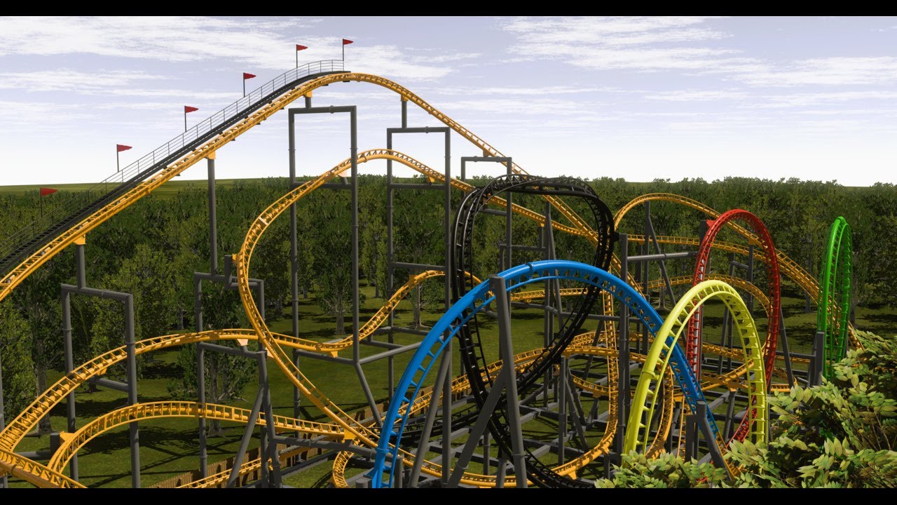 Nolimits 2 [Intamin Multi-Inversion Coaster] - Intamina Looping - YouTube