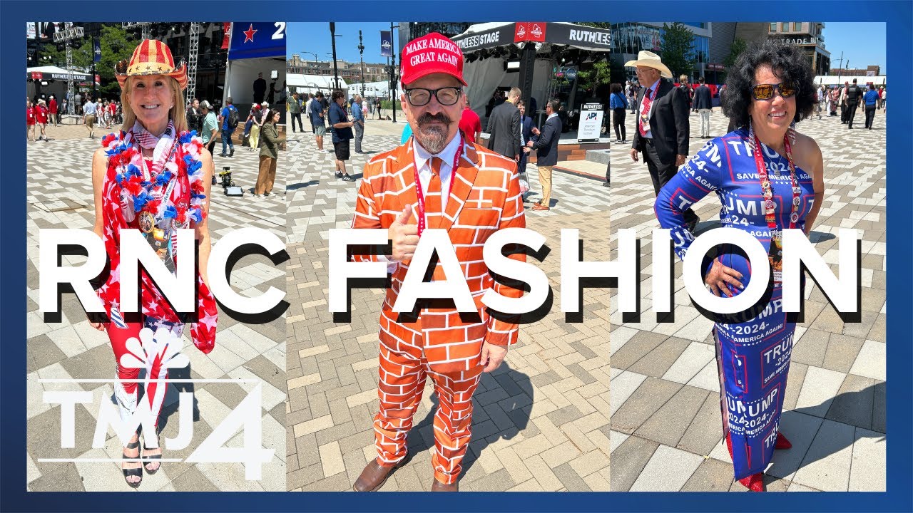 All the wild fashion at the Republican National Convention - YouTube
