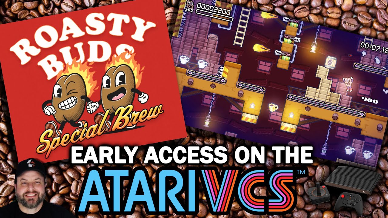 EARLY ACCESS FIRST LOOK! Roasty Buds: Special Brew! on the ATARI VCS ...