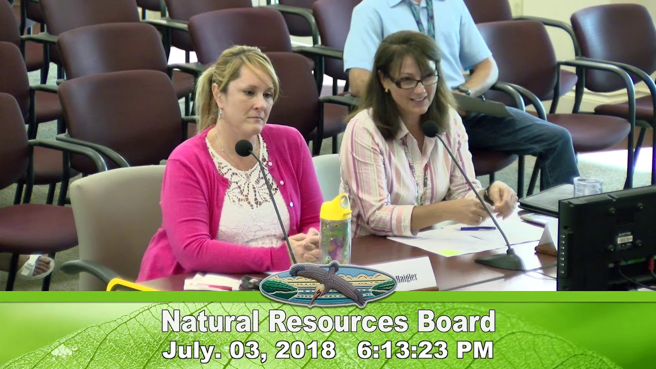 July 3rd, 2018 - Natural Resources Board Meeting - YouTube