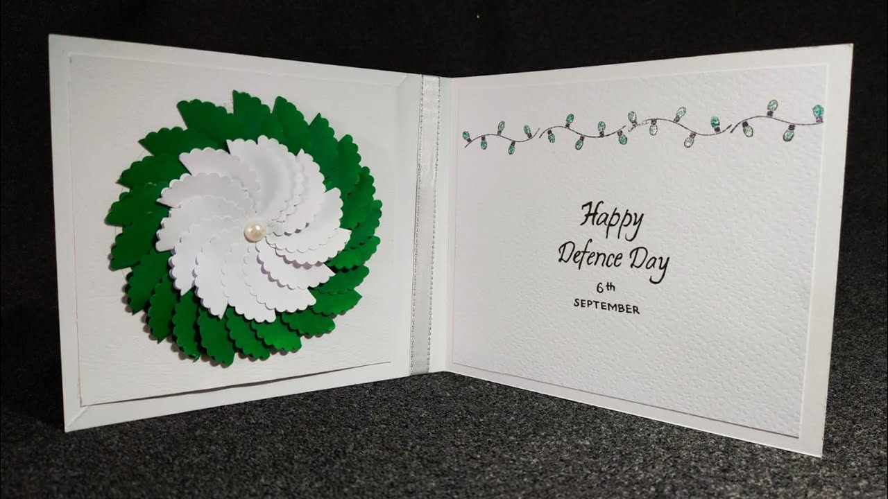 defense day card | How to make defense day card | 6th September card ...