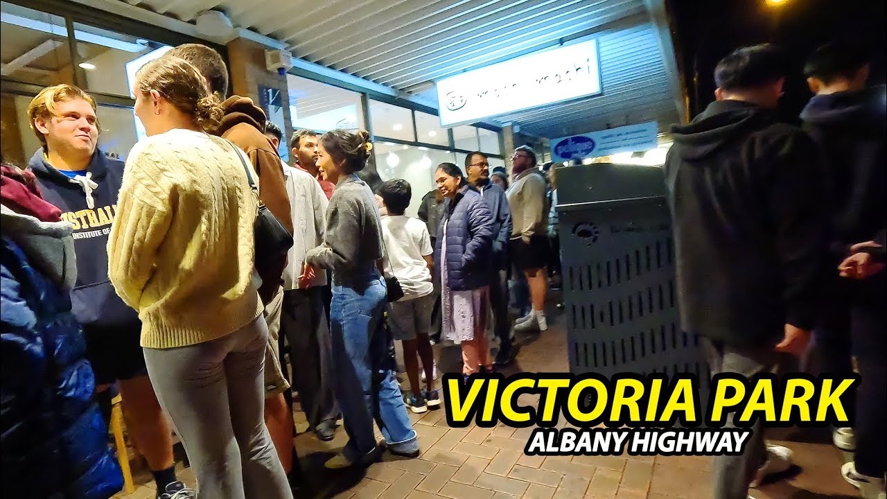 Victoria Park (Perth, Australia), Busy Friday Night, Walking Tour 4K ...