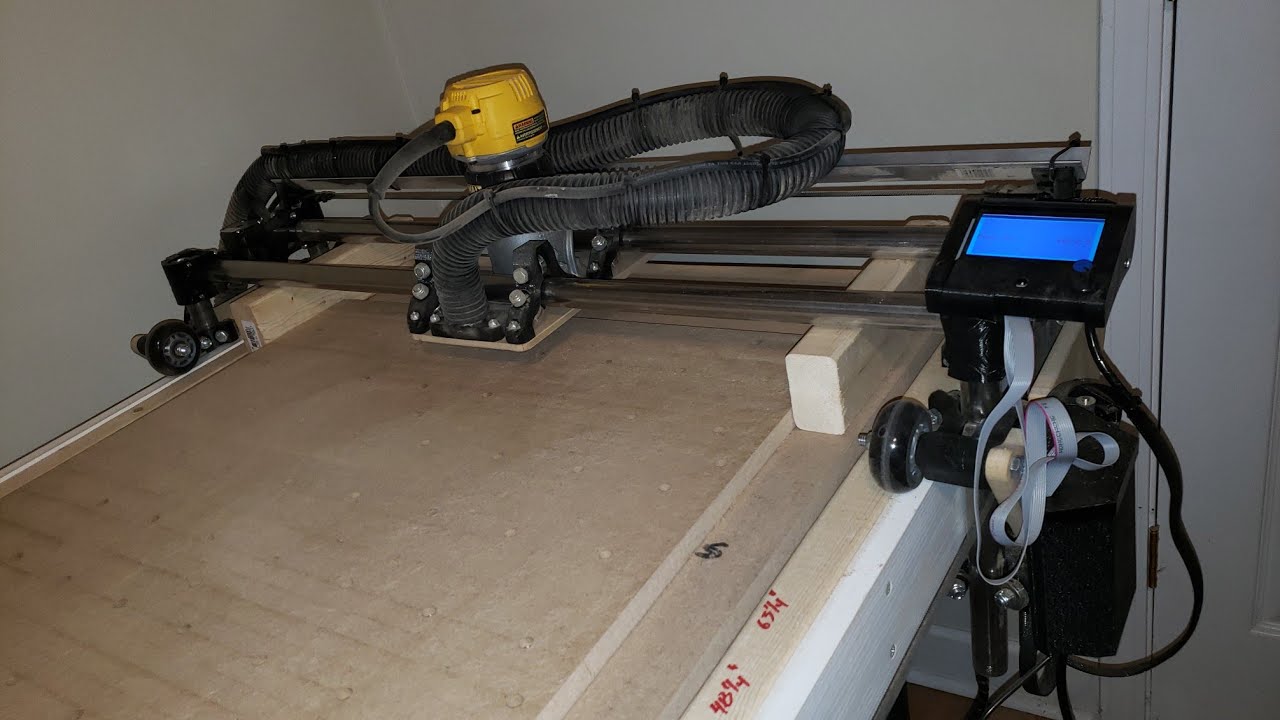 MPCNC LowRider2 spoilboard... - YouTube