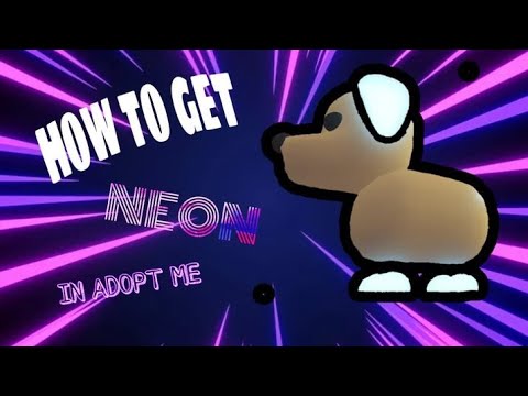 Roblox Adopt Me - How to make a NEON PET!