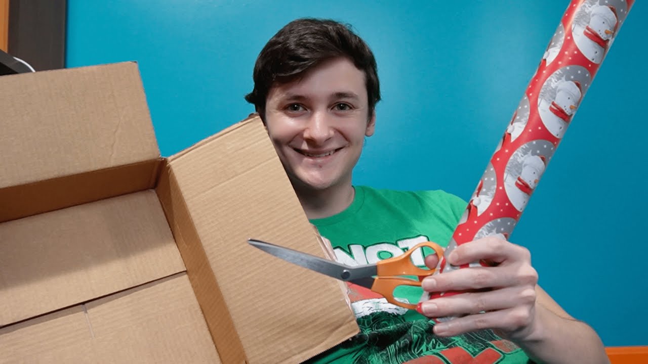 ASMR? Worst wrapped Christmas present ever?!... - YouTube