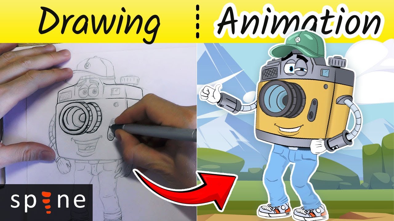 How to animate character in spine 2d? Character design in illustrator ...