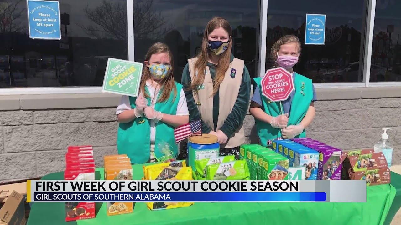 First Week of Girl Scout Cookie Season (talk-back) - YouTube