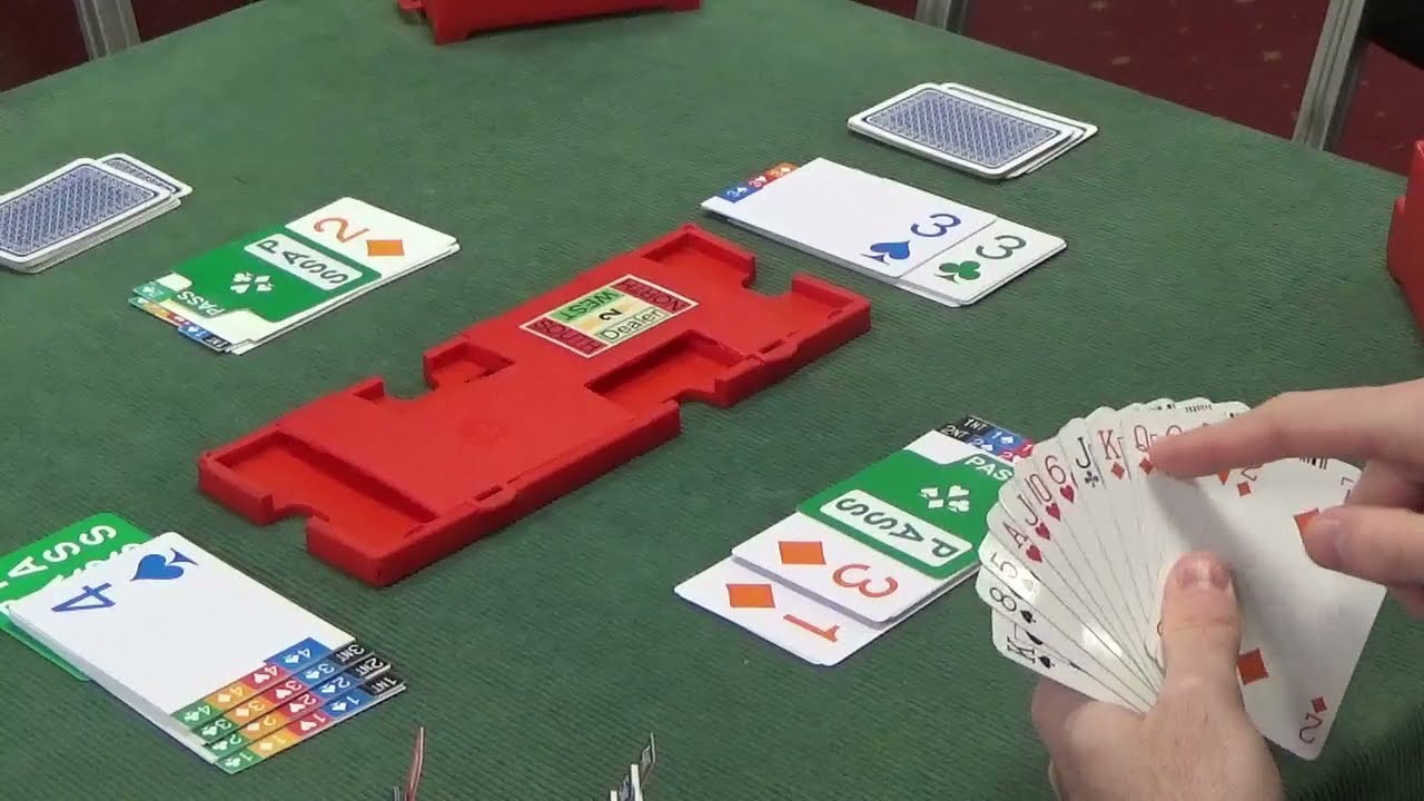 #2 American system SAYC full bridge game - 4 Spades - YouTube