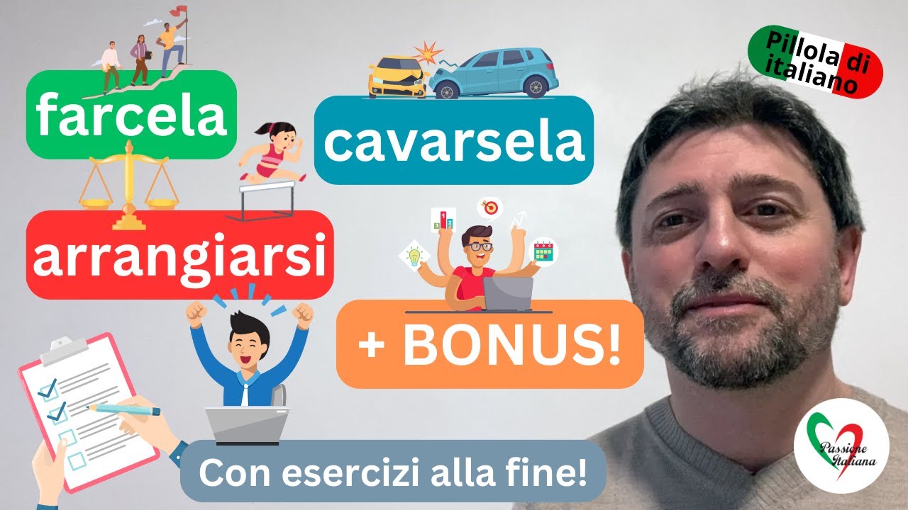 Pillola di italiano: Farcela cavarsela e arrangiarsi. Qual è la ...