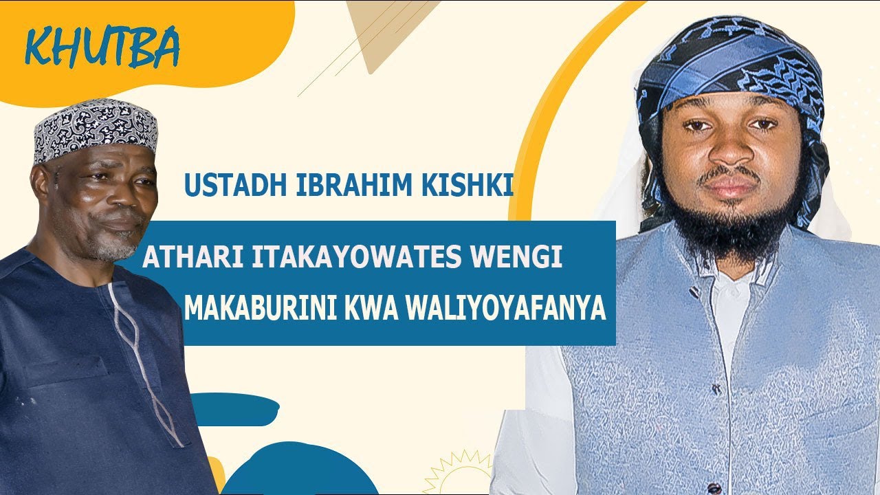 PACHA WA SH KISHKI AMSHANGAZA UST MAZINGE-KHUTBA ILIYOKONGA NAFSI ZA ...