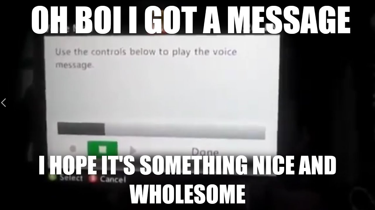POV: You Opened A Voice Message On Your Xbox After a Match - YouTube