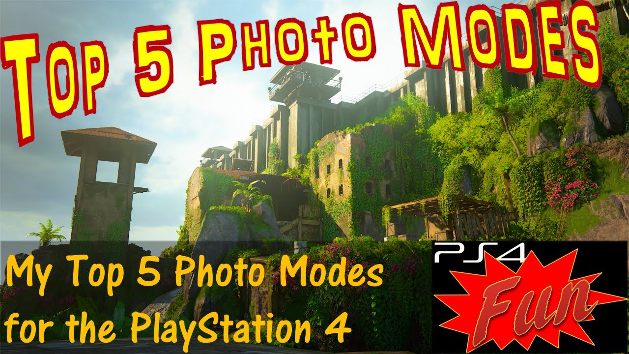 My Top 5 PlayStation 4 Photo modes - YouTube