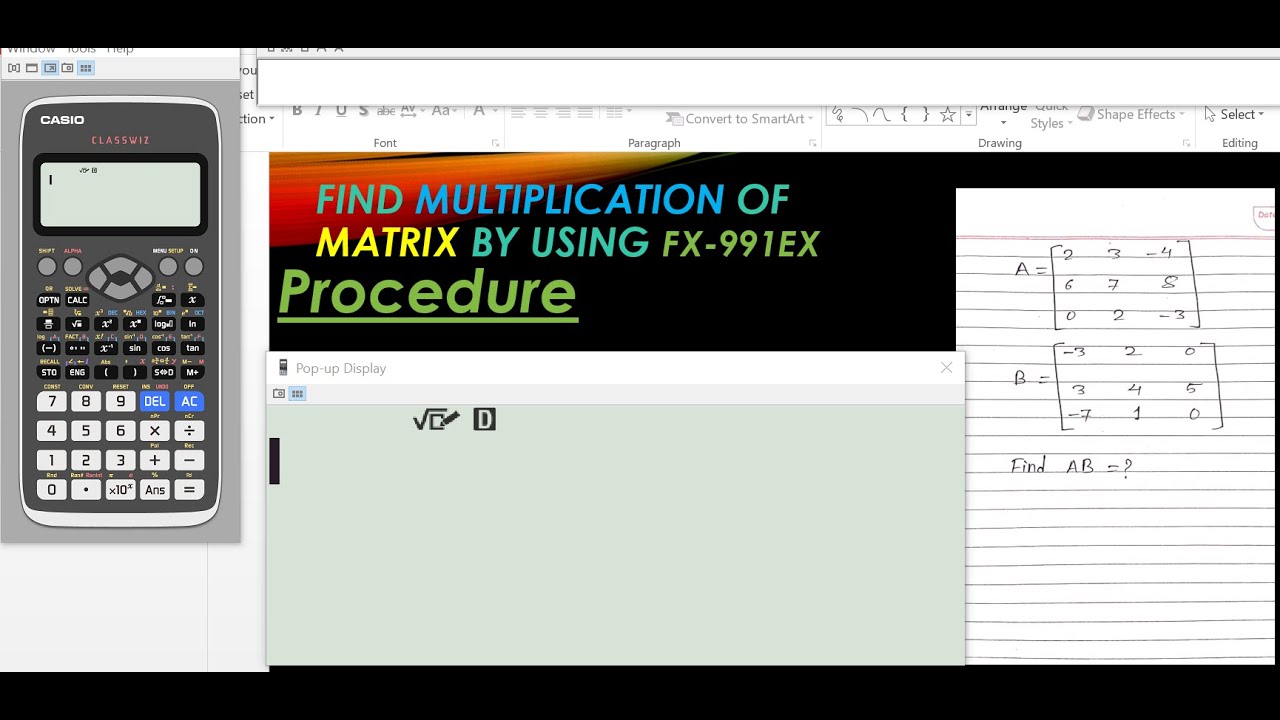 Multiplication Of Two Matrix By Using Calculator Within 2 42 Multiplication Of Two Matrix By Using Calculator Within 2 42