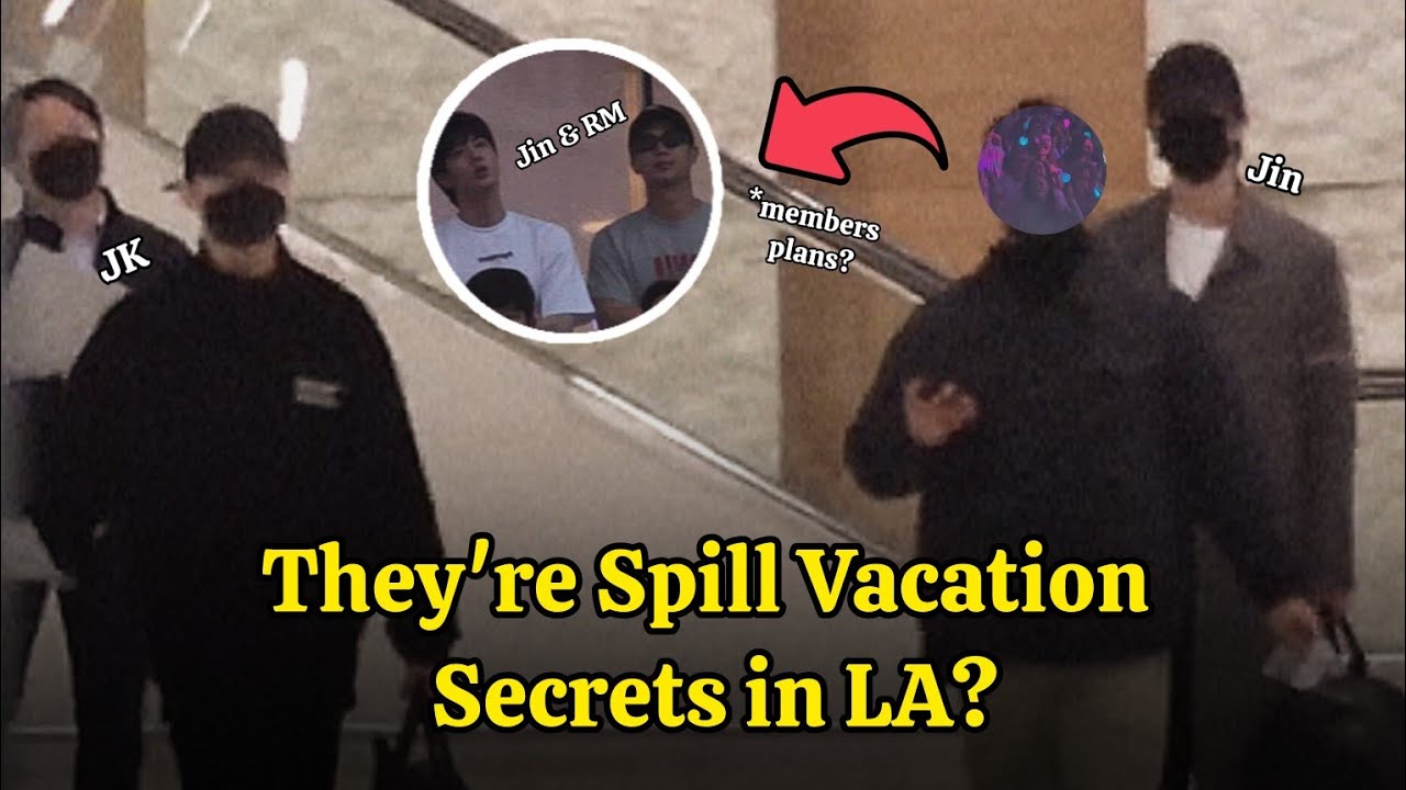 "Members Vacation Secrets?!" Secretly in LA, BTS Might Be Planning ...