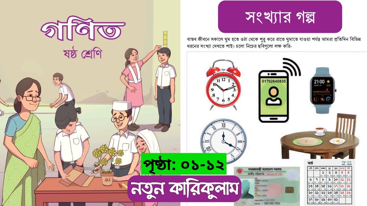 সংখ্যার গল্প। Class 6 Math Page 1-12. ৬ষ্ঠ শ্রেণি গণিত। Kutubi Easy Learning - YouTube