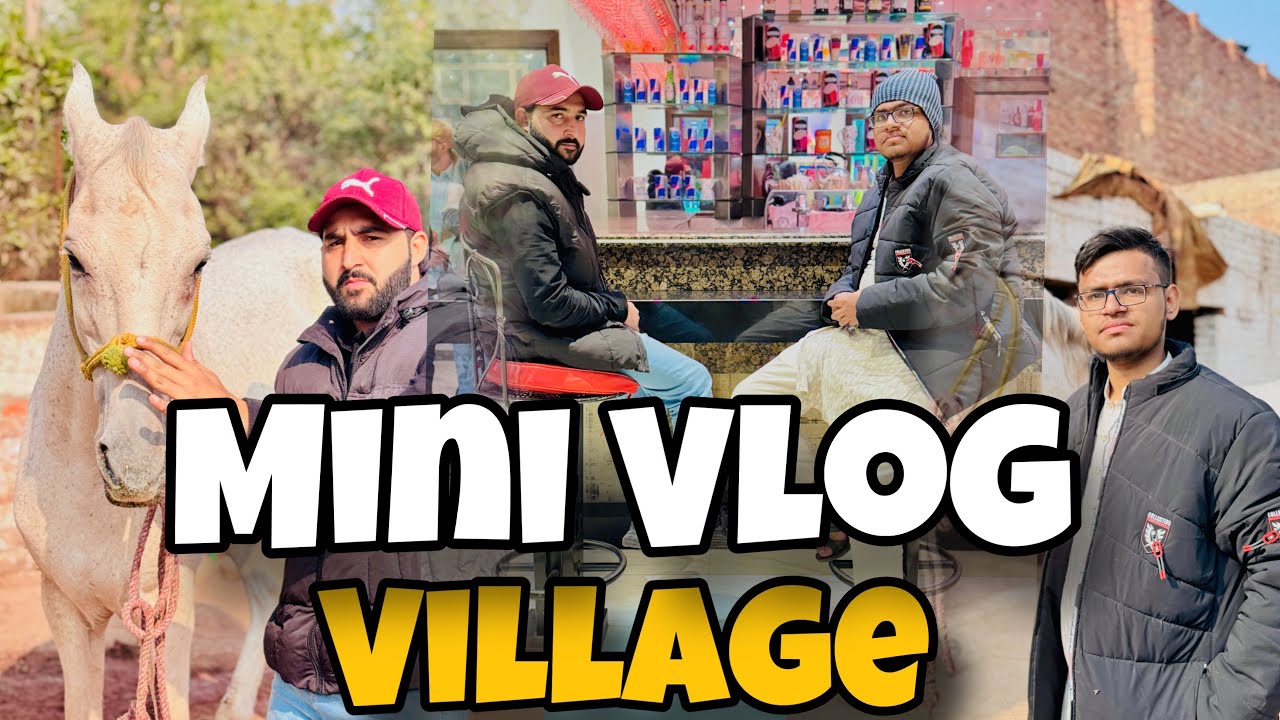 Village New Mini Vlog | I Meet Asif Ali Cricketer - YouTube