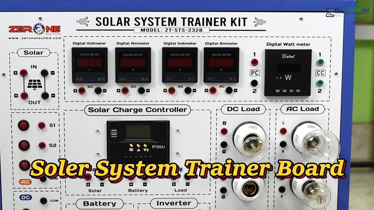 Solar system Trainer Kit || Best Educational Trainer Board & Lab ...