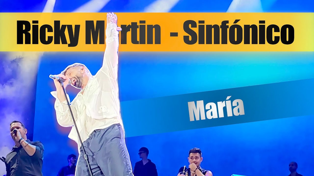 Ricky Martin - MARIA (Symphonic / Sinfónico Tour, Locarno) - YouTube