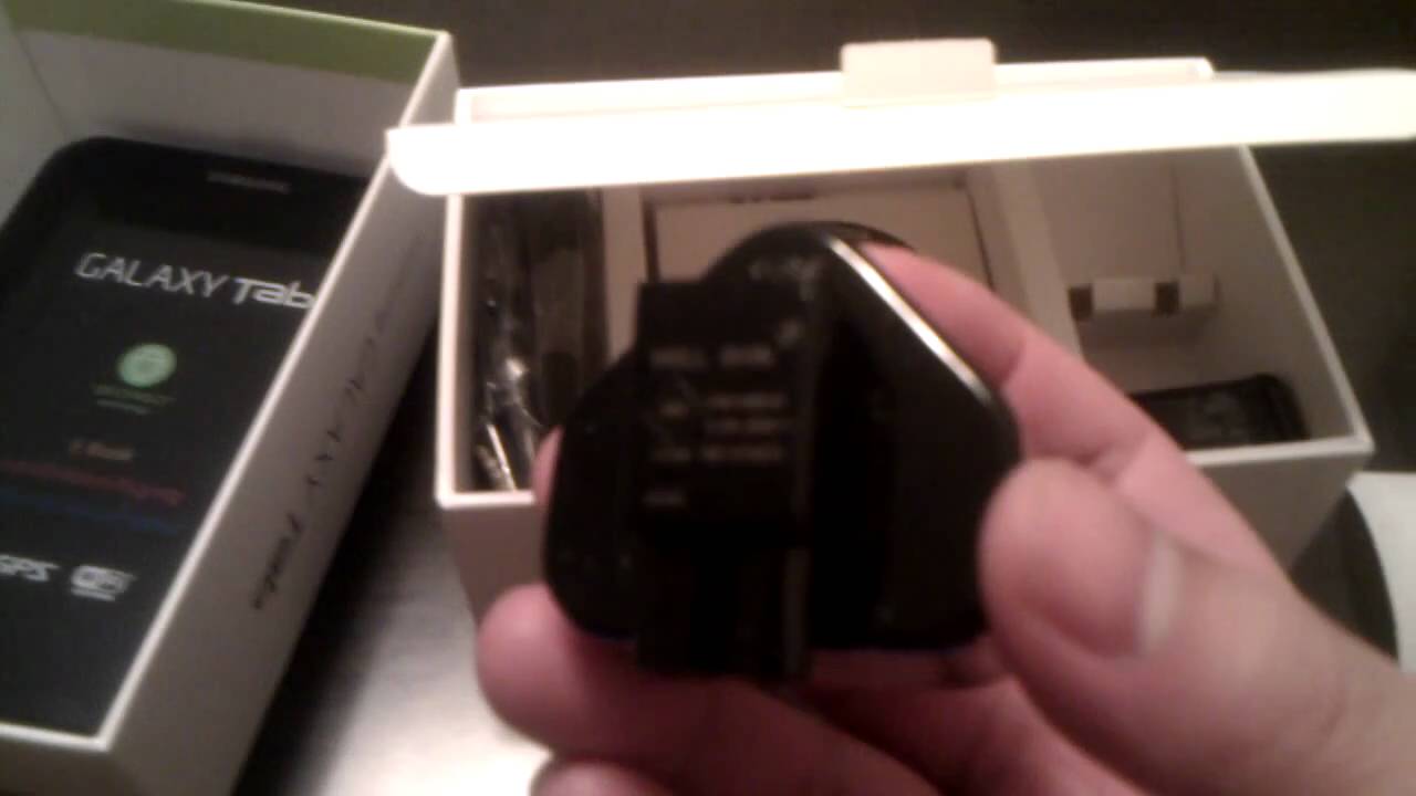 Samsung Galaxy Tab open Box - YouTube
