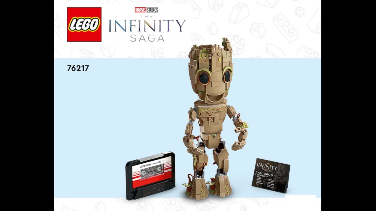 LEGO Instructions | Marvel | 76217 | I am Groot | Infinity Saga - YouTube