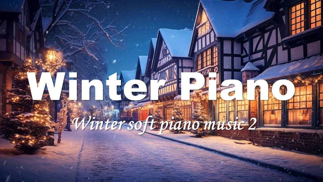 #ASMR - 눈 내리는 겨울 , 피아노 연주곡 Winter soft piano music 2 [soulful-moonlight ...