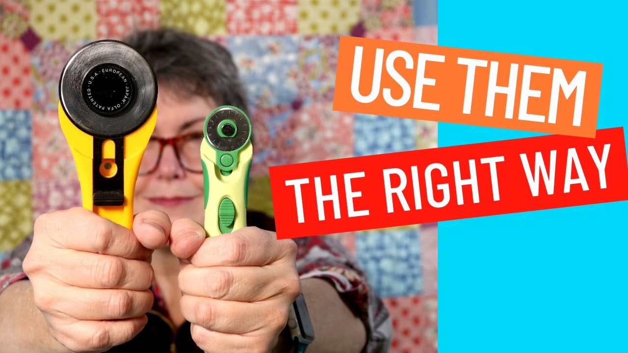 👍 HOW TO USE YOUR ROTARY CUTTER - 10 TIPS FOR BETTER RESULTS - YouTube