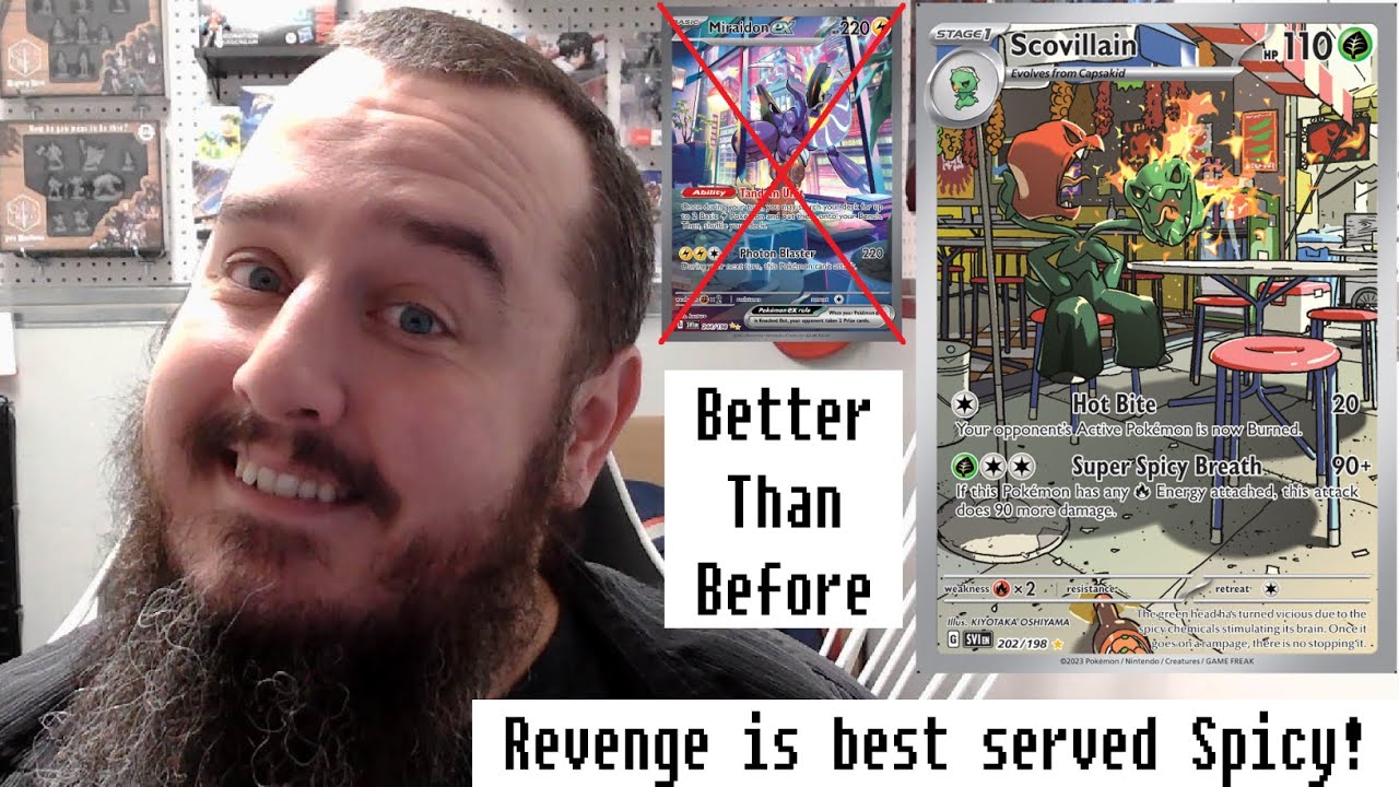 Spicy Breath gets revenge on Miraidon ex - Pokemon TCG - YouTube