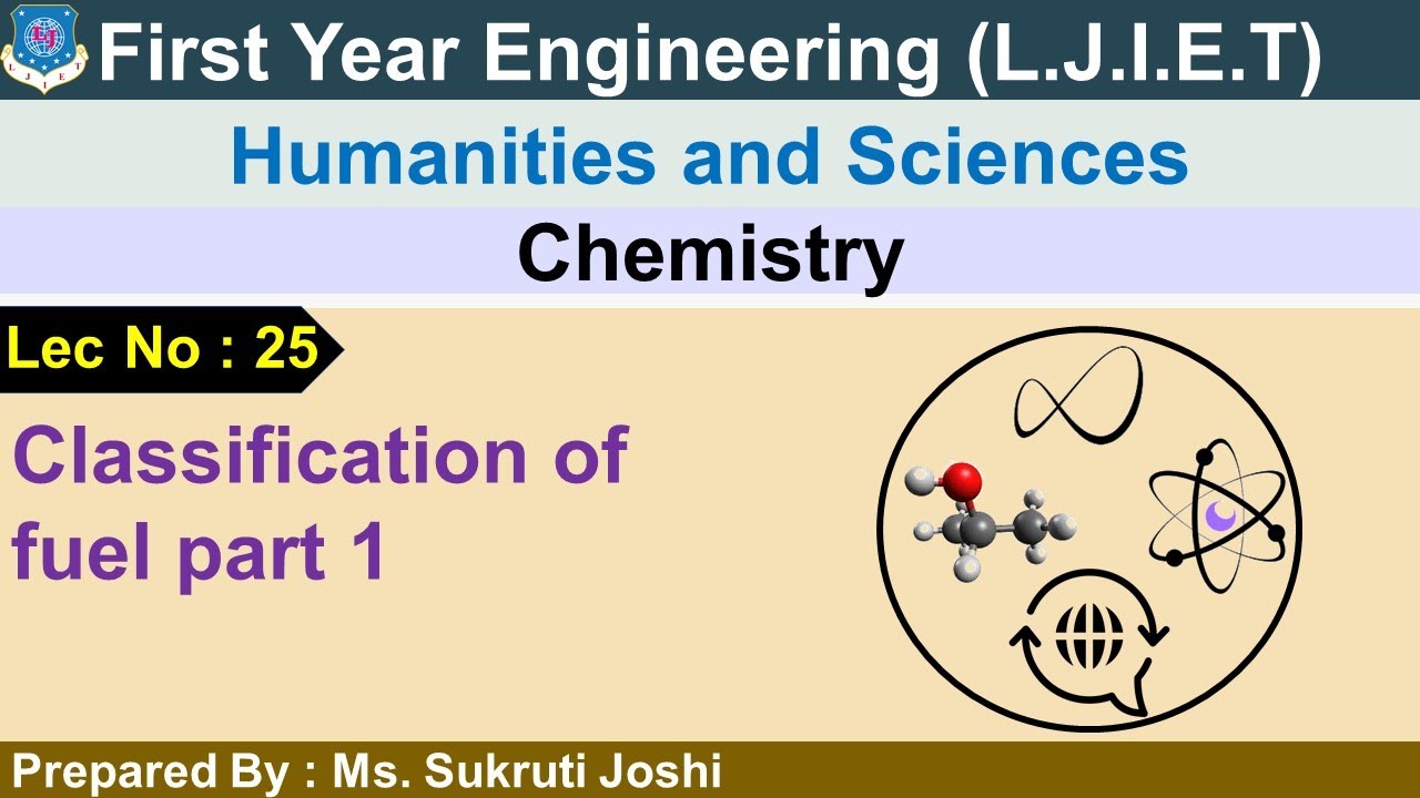 Lec-25_Classification of Fuel part 1 I Chemistry I First year ...